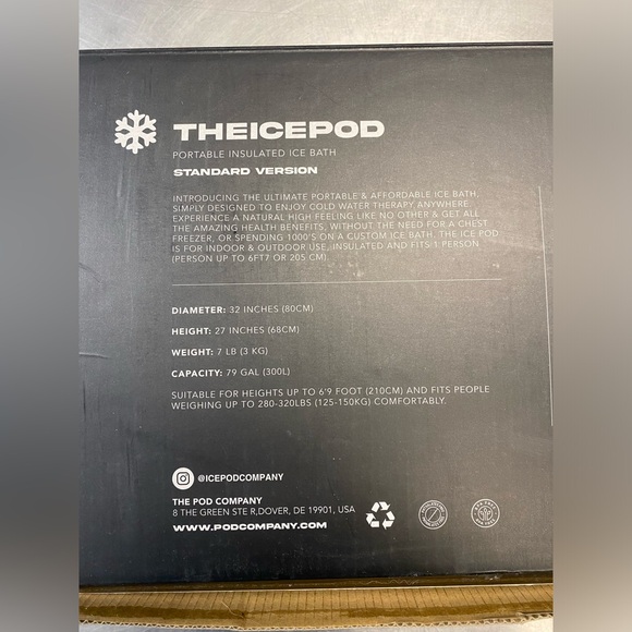 the pod company | Bath | The Pod Company Ice Pod Standard Edition Brand ...